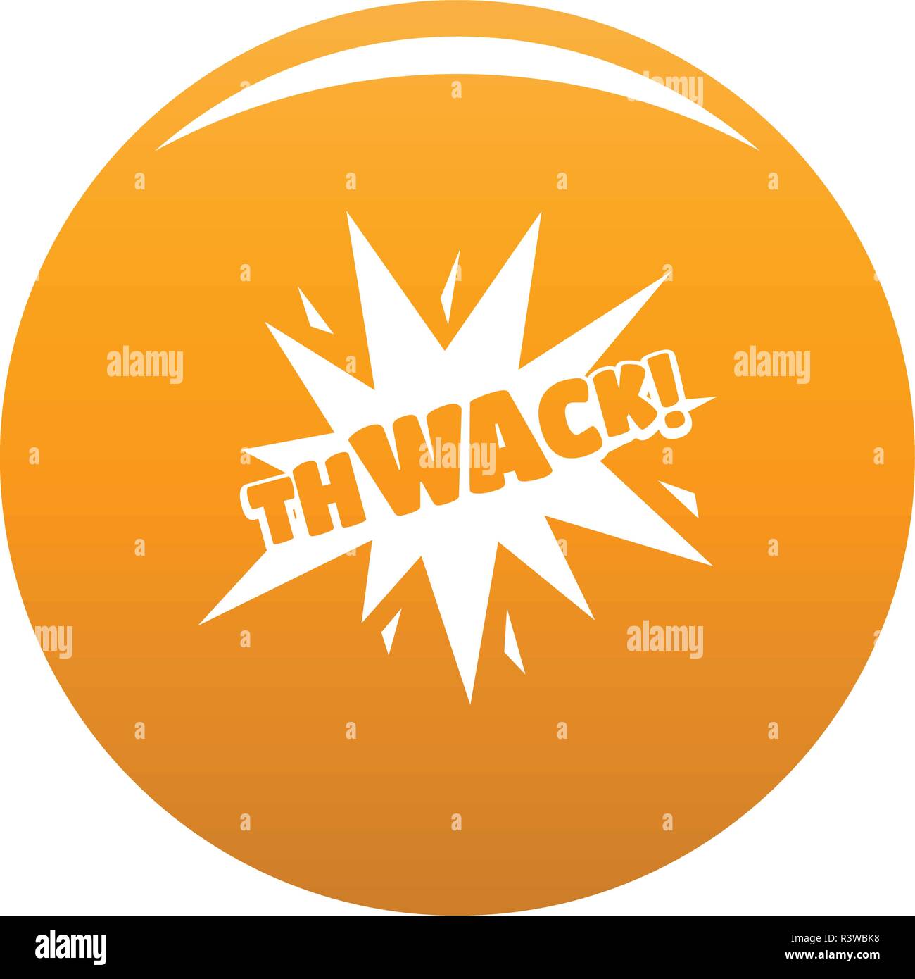 Comic boom thwack icon. Simple illustration of comic boom thwack vector ...