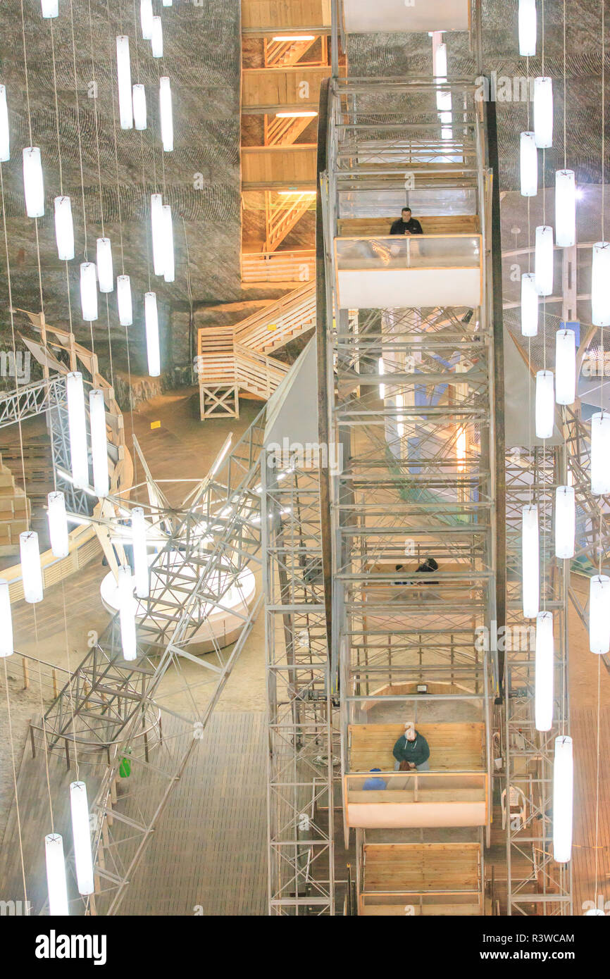 Romania, Turda, Salina Turda salt mines Stock Photo - Alamy
