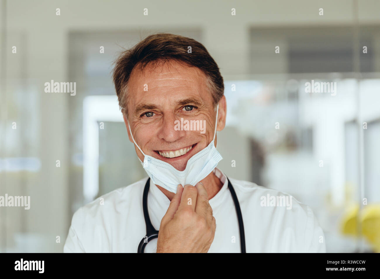 Removing mask hi-res stock photography and images - Alamy