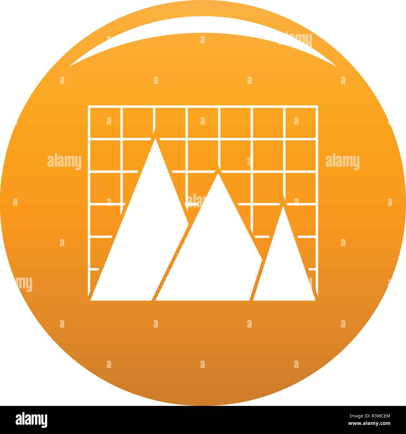 Business chart icon. Simple illustration of chart vector icon for any ...