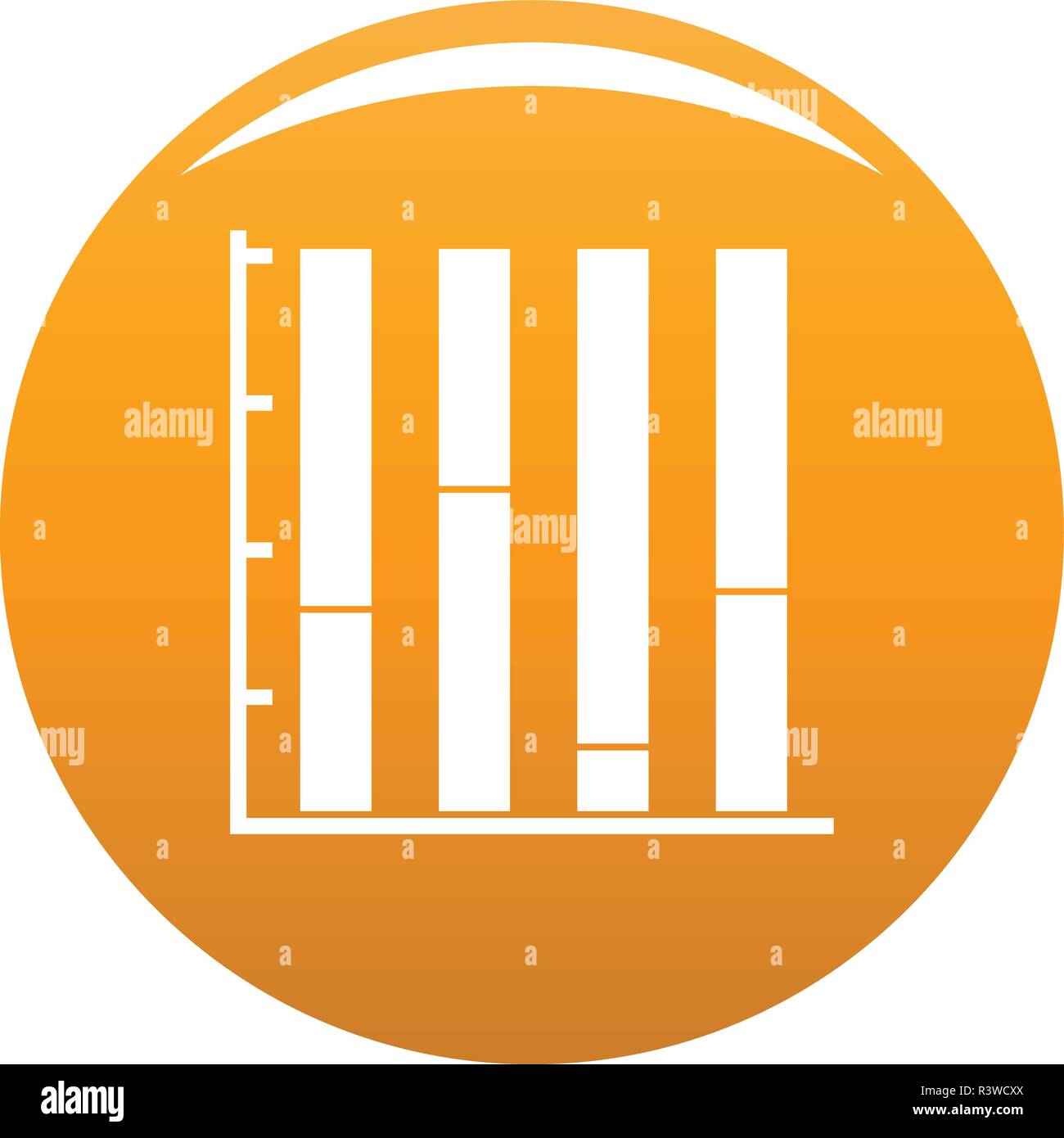 New chart icon. Simple illustration of new chart vector icon for any ...