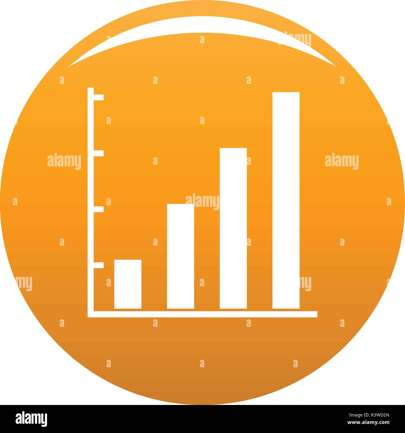 Finance chart icon. Simple illustration of chart vector icon for any ...