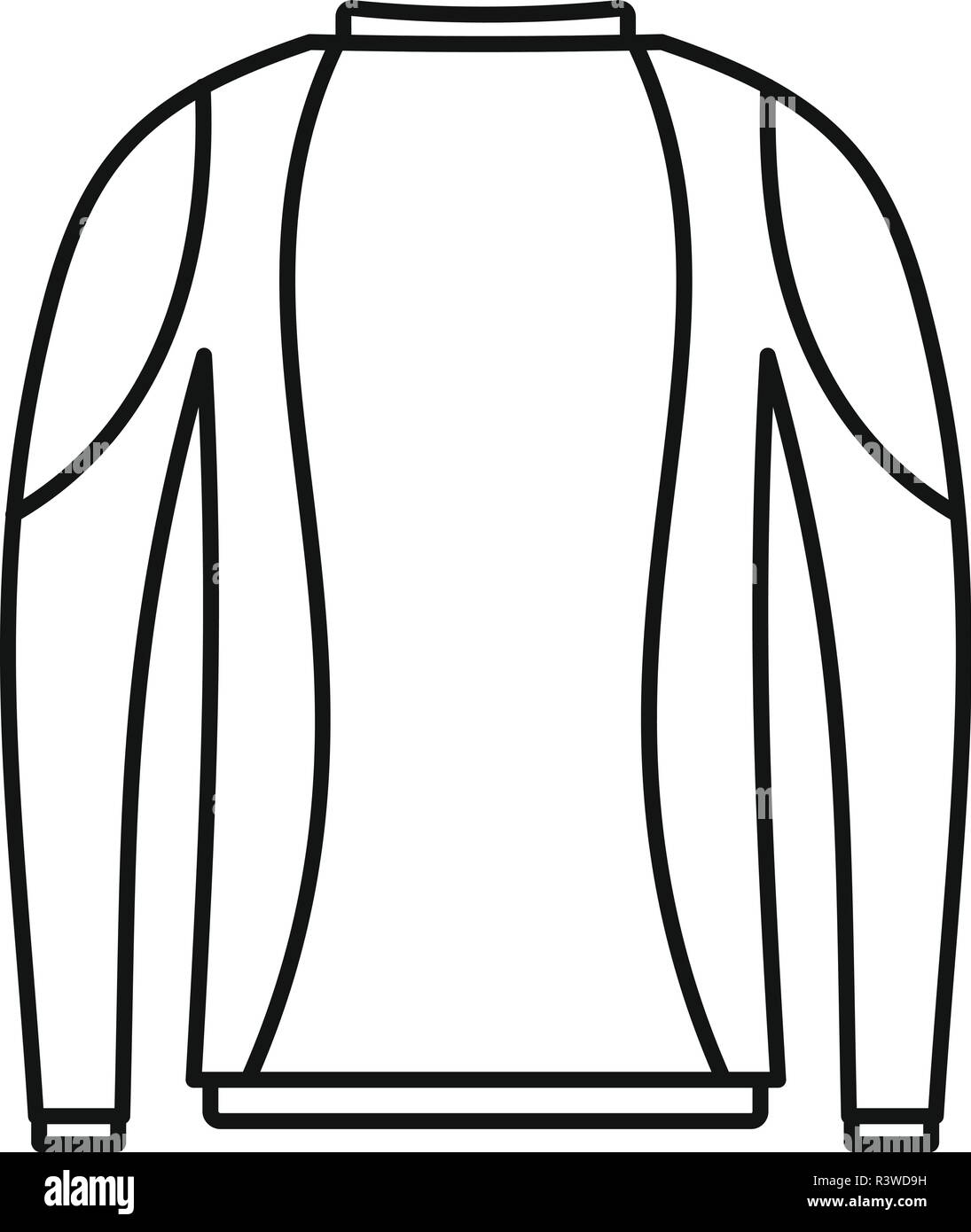 Thermo clothes icon. Outline illustration of thermo clothes vector icon ...