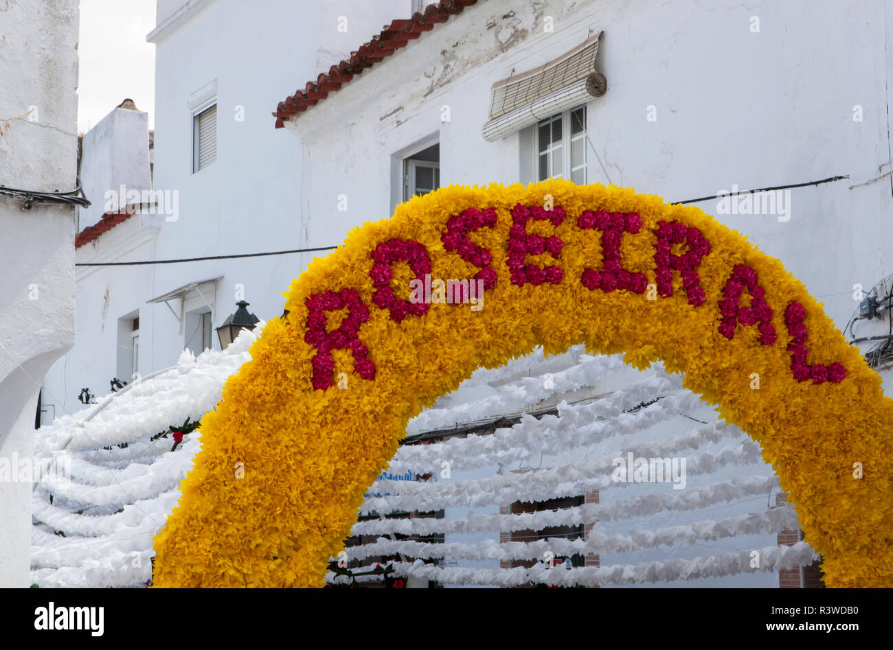 Flower festival Arch Stock Photo - Alamy