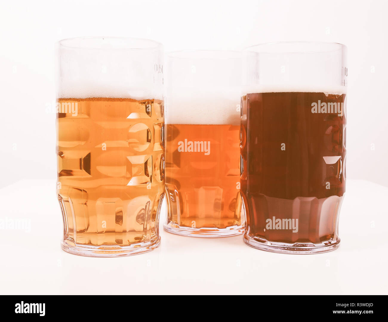 Retro looking pint beer hi-res stock photography and images - Alamy