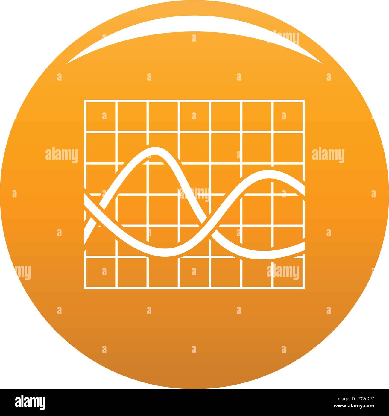 Finance chart icon. Simple illustration of chart vector icon for any ...