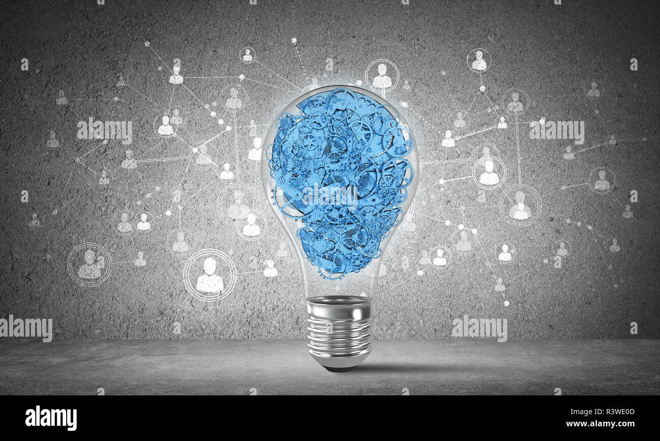 Concept of lightbulb as symbol of new idea Stock Photo - Alamy