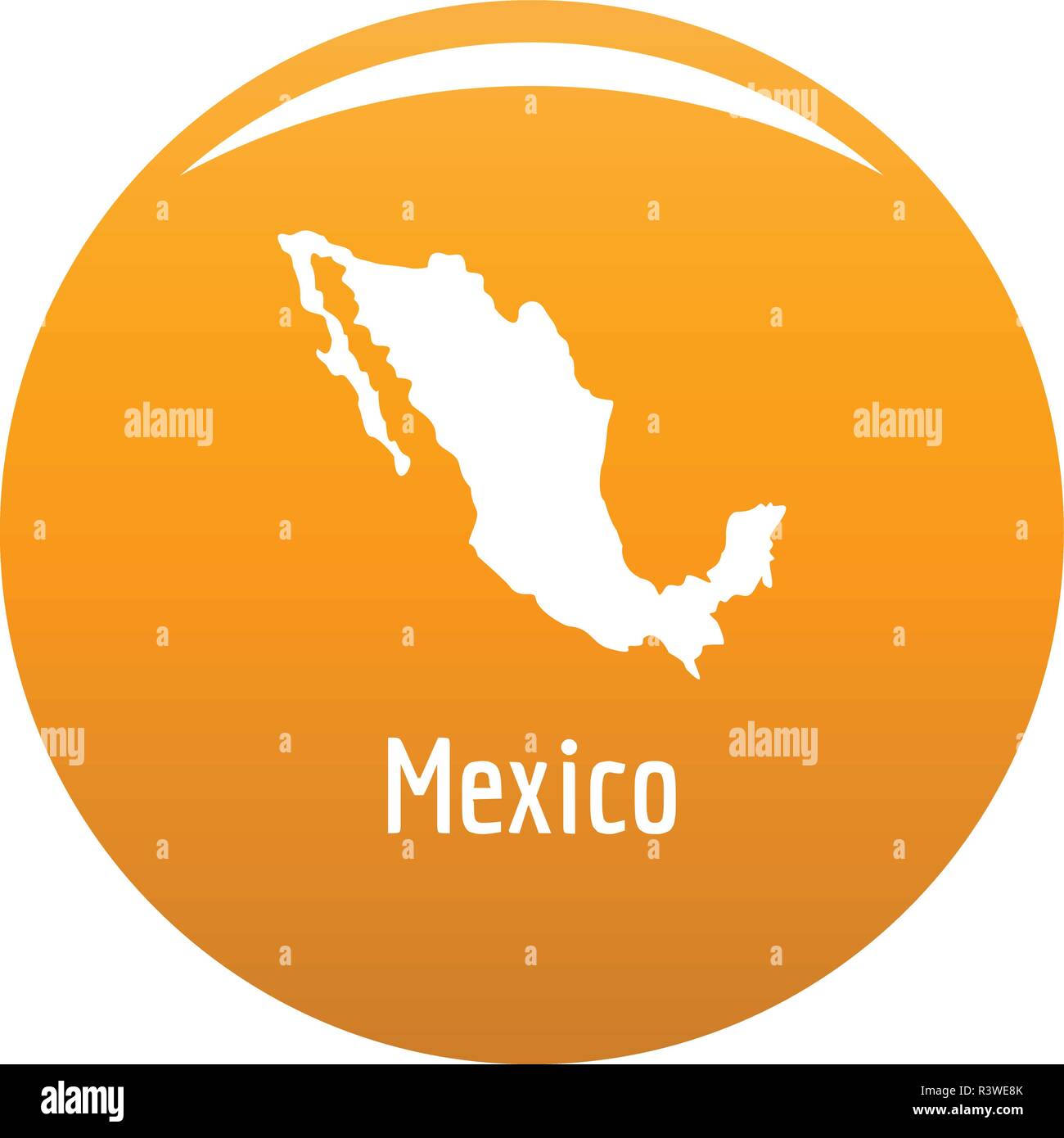 Mexico map in black. Simple illustration of Mexico map vector isolated ...