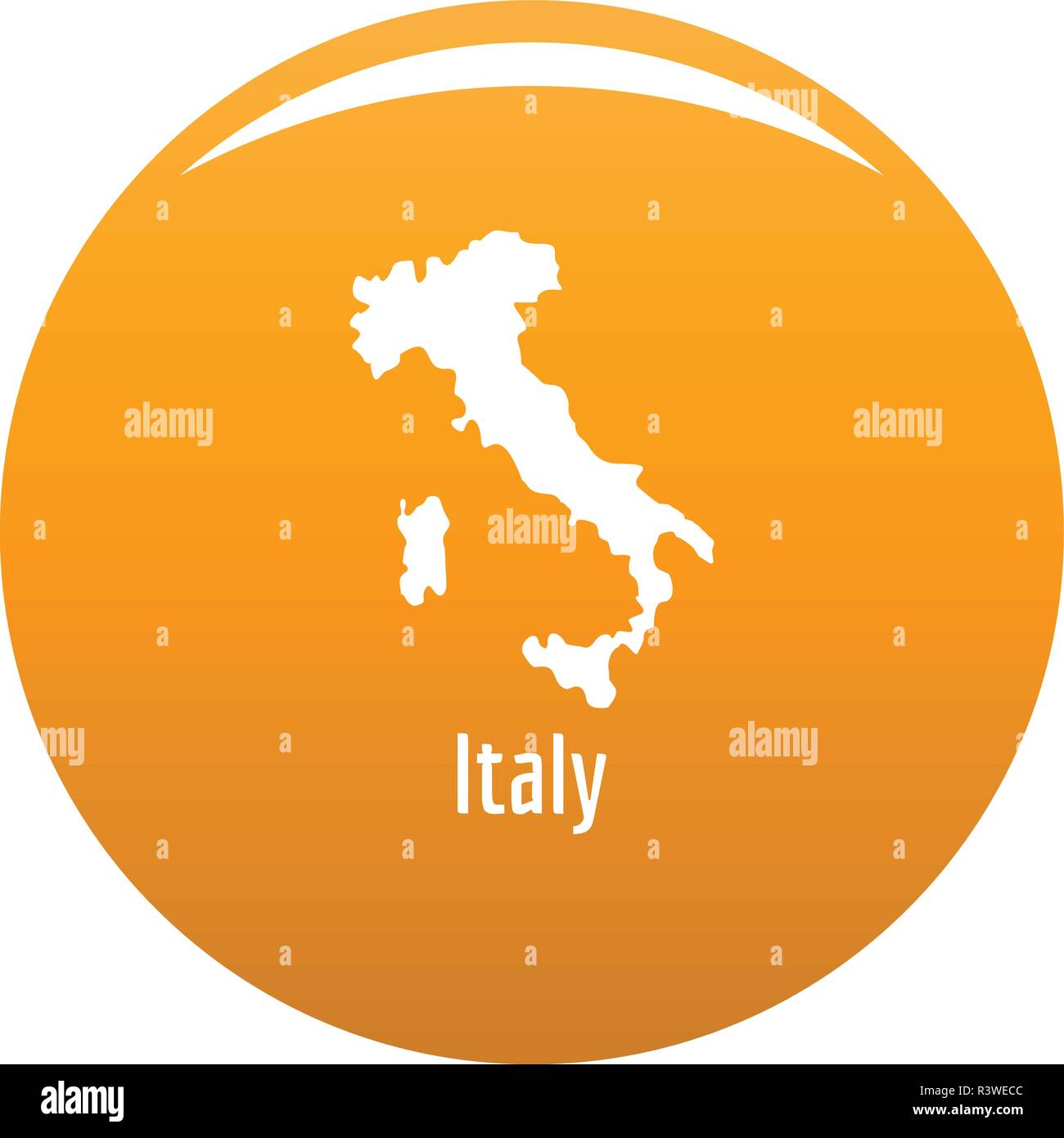 Italy map in black. Simple illustration of Italy map vector isolated on ...