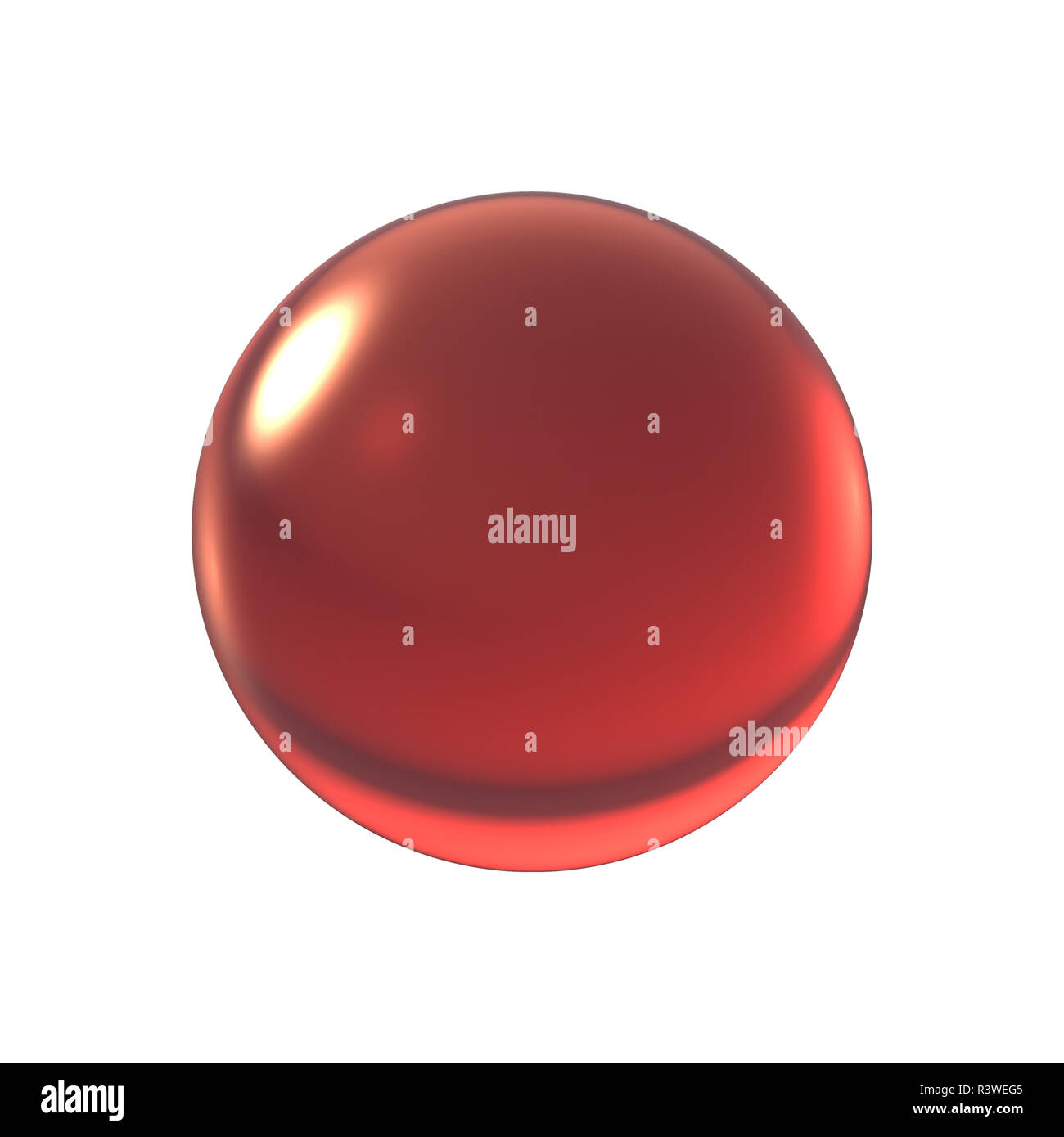 crystal red ball Stock Photo - Alamy