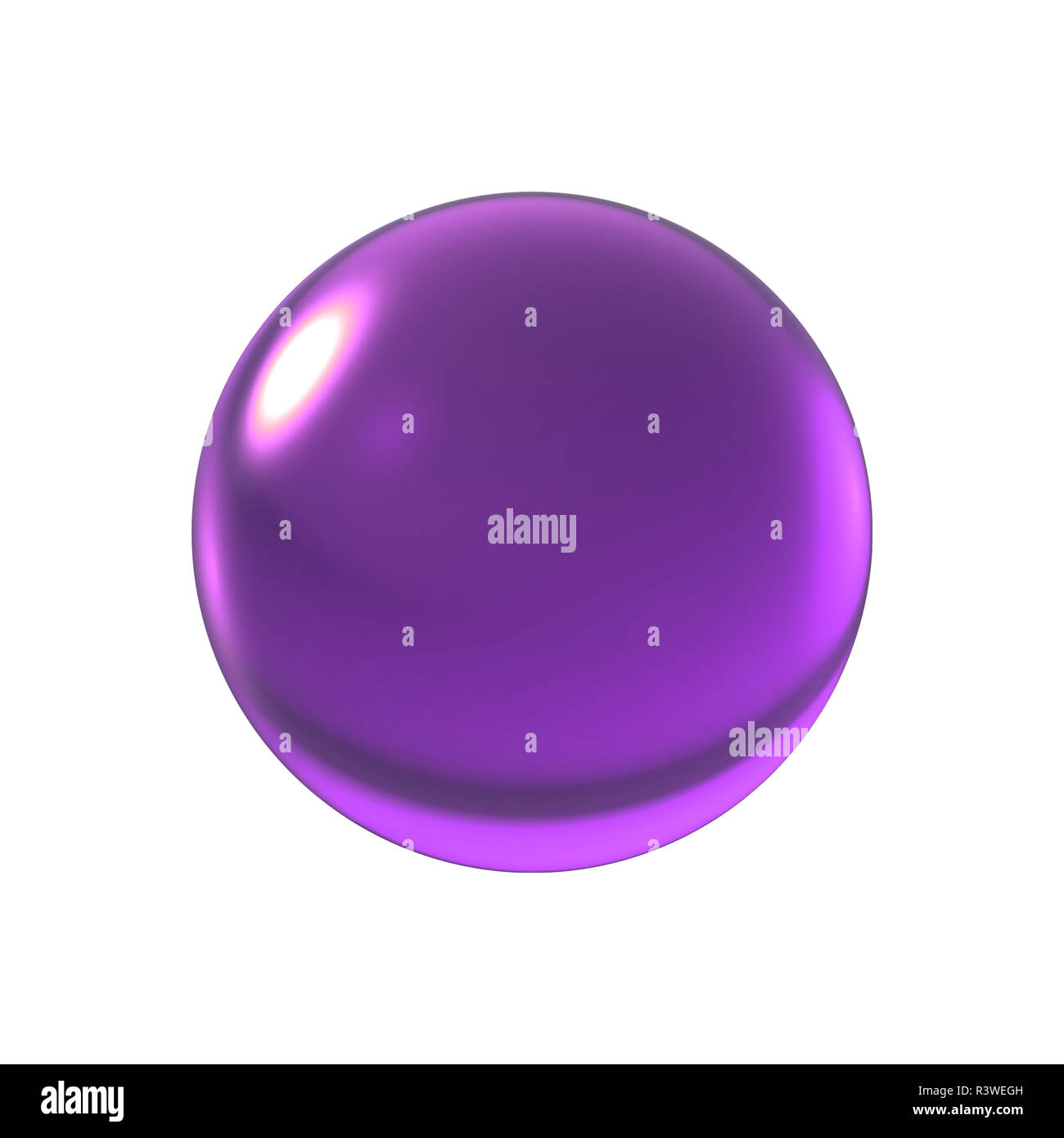 crystal violet ball Stock Photo - Alamy