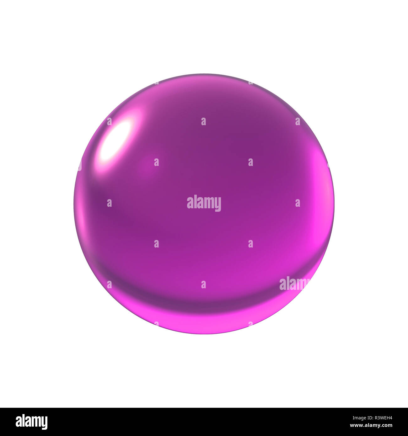 crystal magenta ball Stock Photo - Alamy