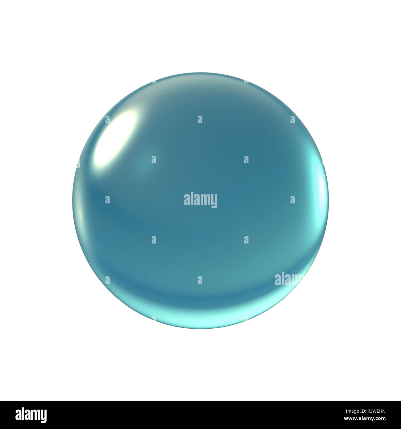 crystal blue ball Stock Photo - Alamy