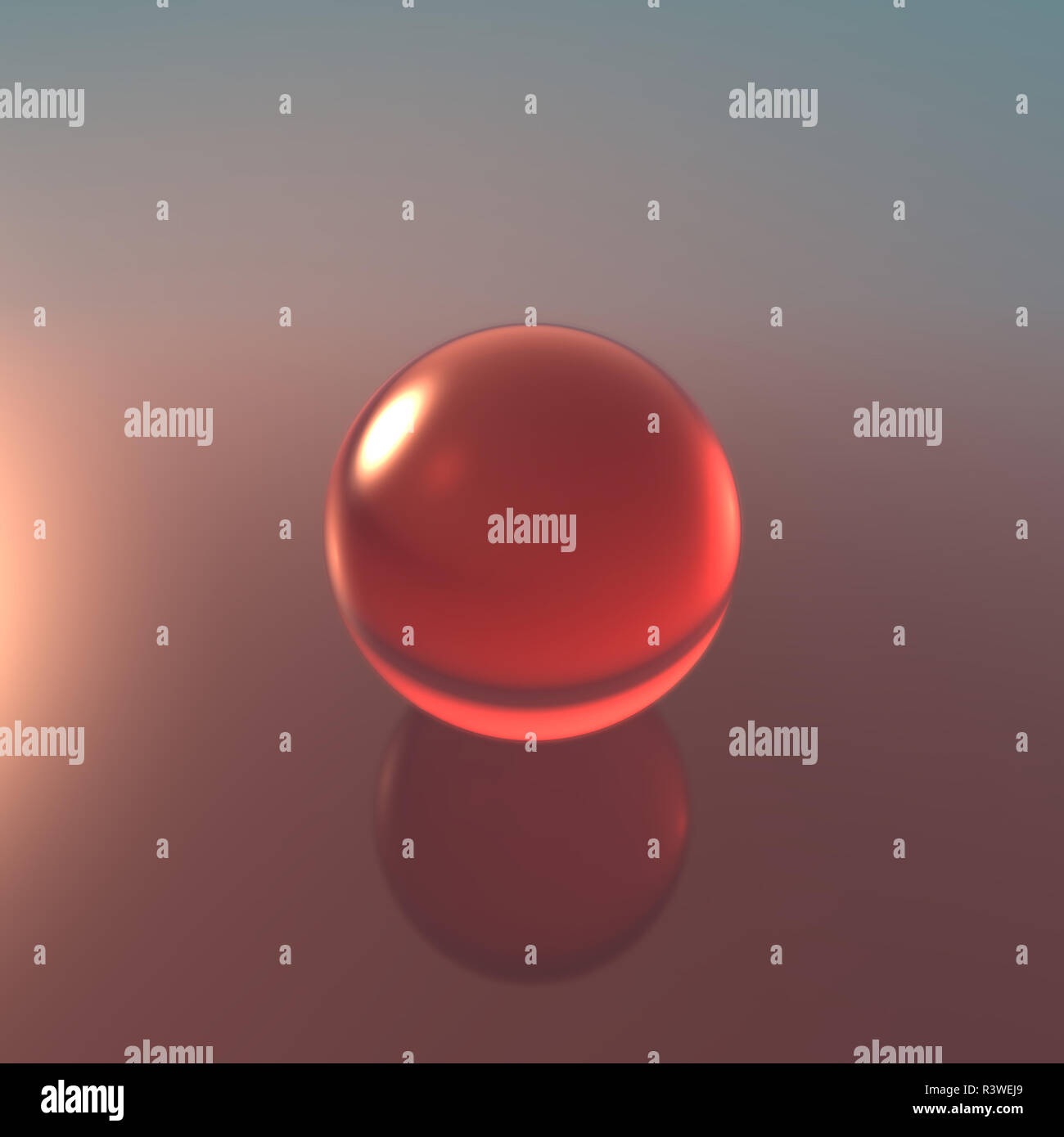 glass red ball Stock Photo - Alamy