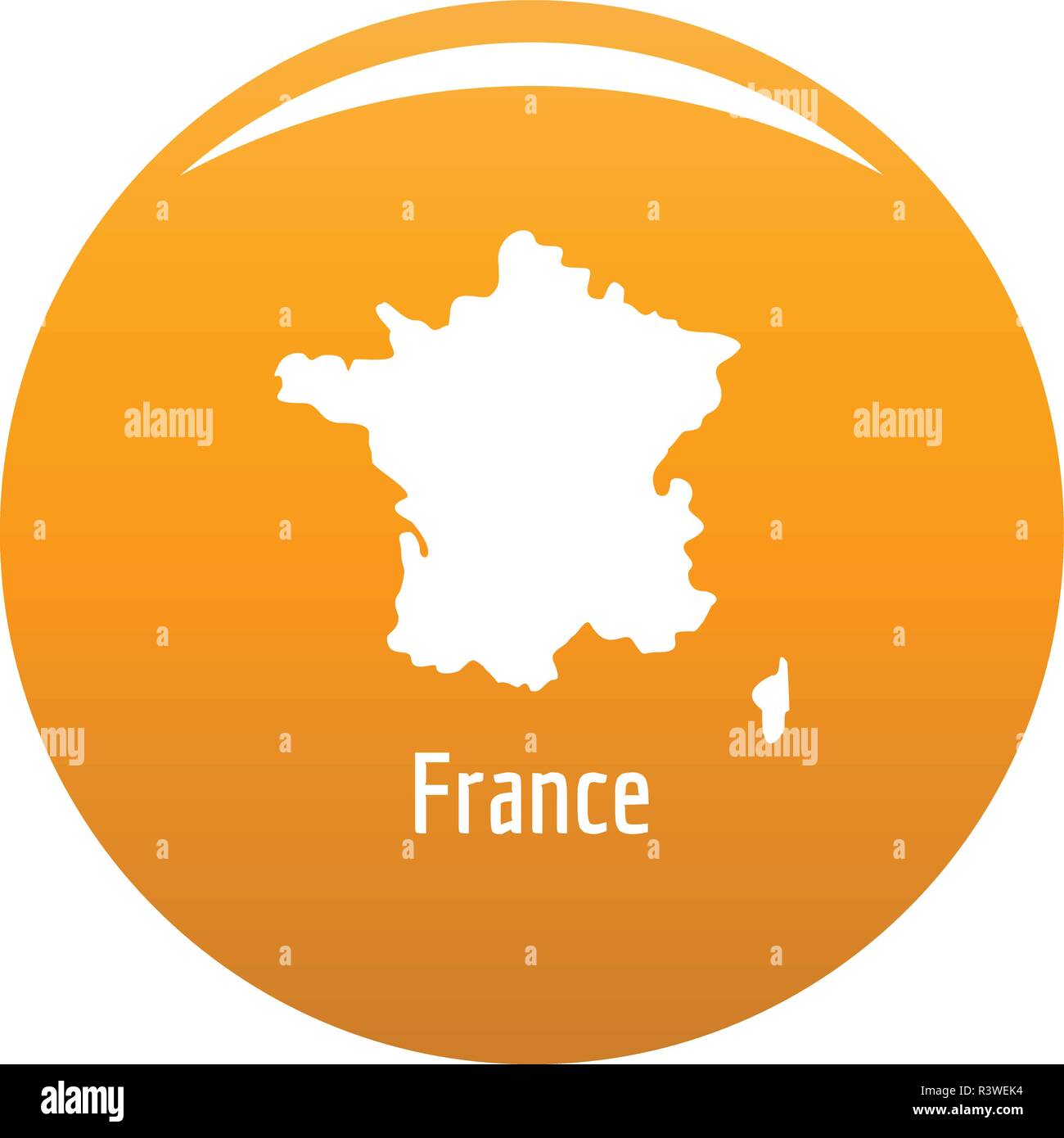 France map in black. Simple illustration of France map vector isolated ...