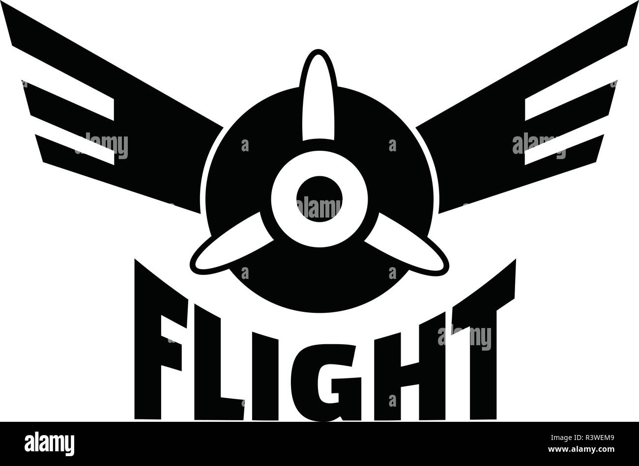 Air flight logo. Simple illustration of air flight vector logo for web ...