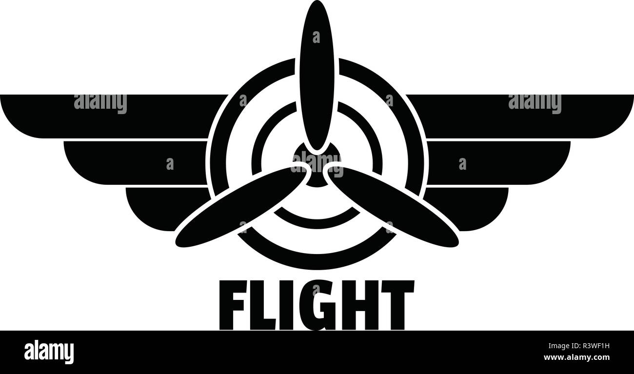 Flight logo. Simple illustration of flight vector logo for web design ...