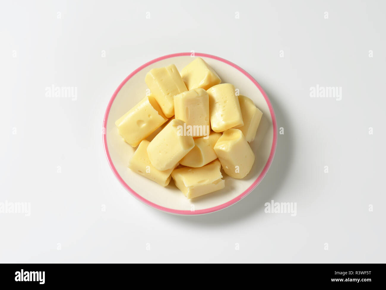White chewy candies Stock Photo - Alamy