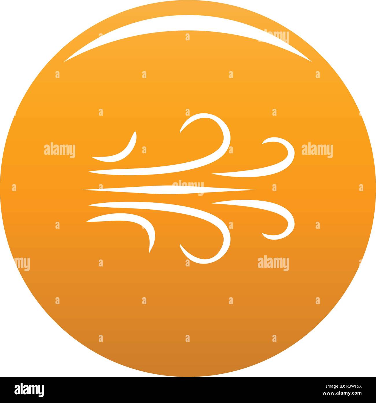 Wind icon. Simple illustration of wind vector icon for any design ...