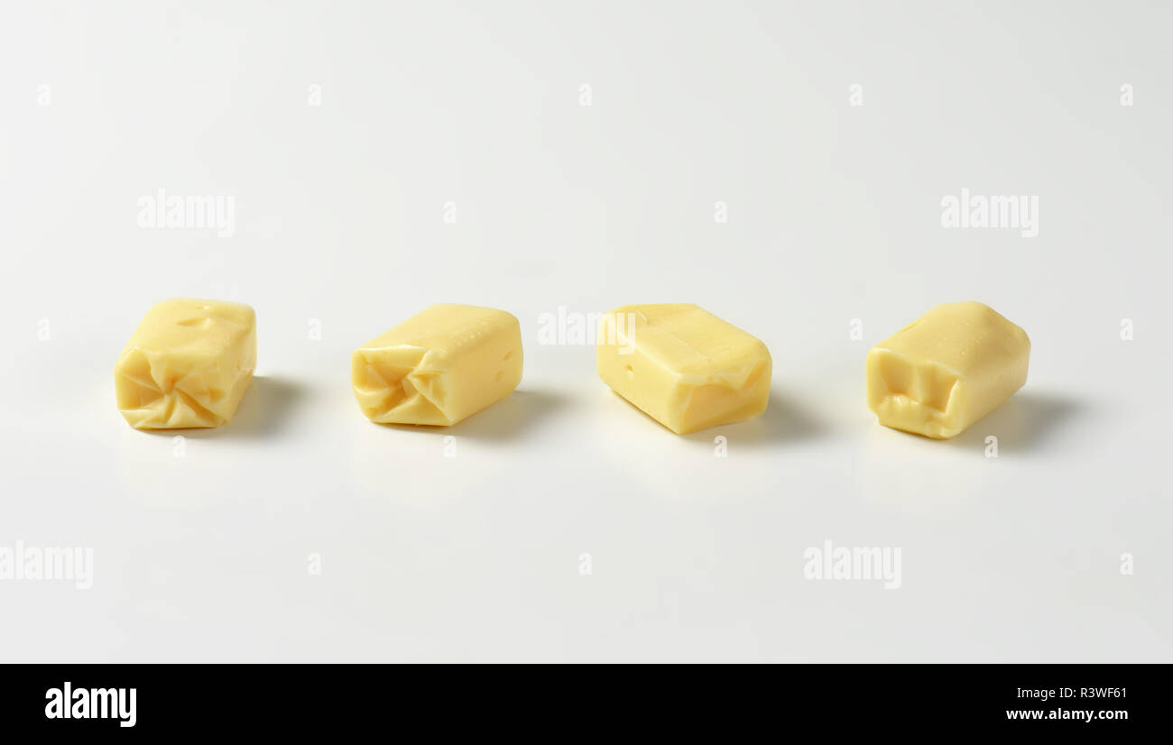 White chewy candies Stock Photo - Alamy
