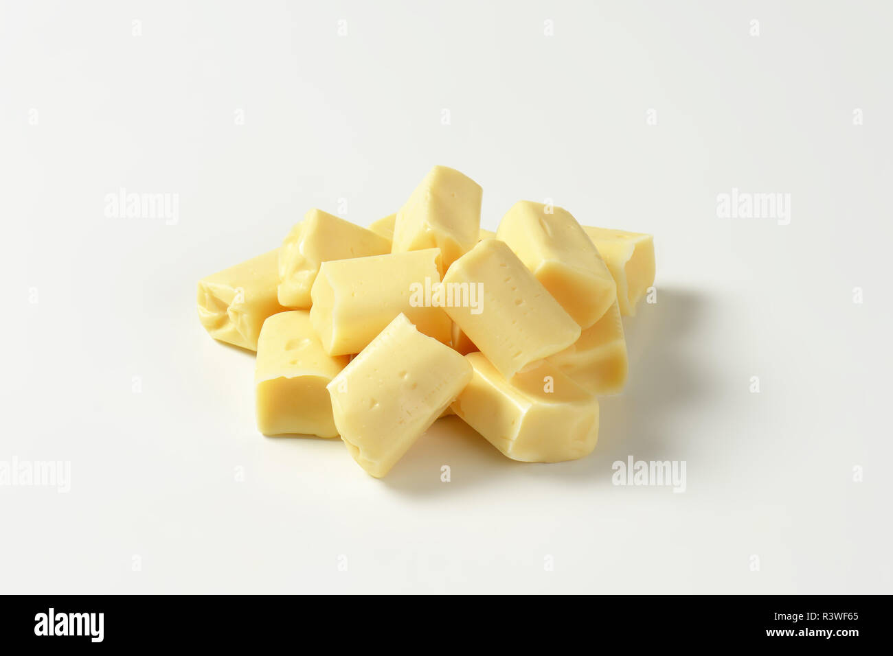 White chewy candies Stock Photo - Alamy