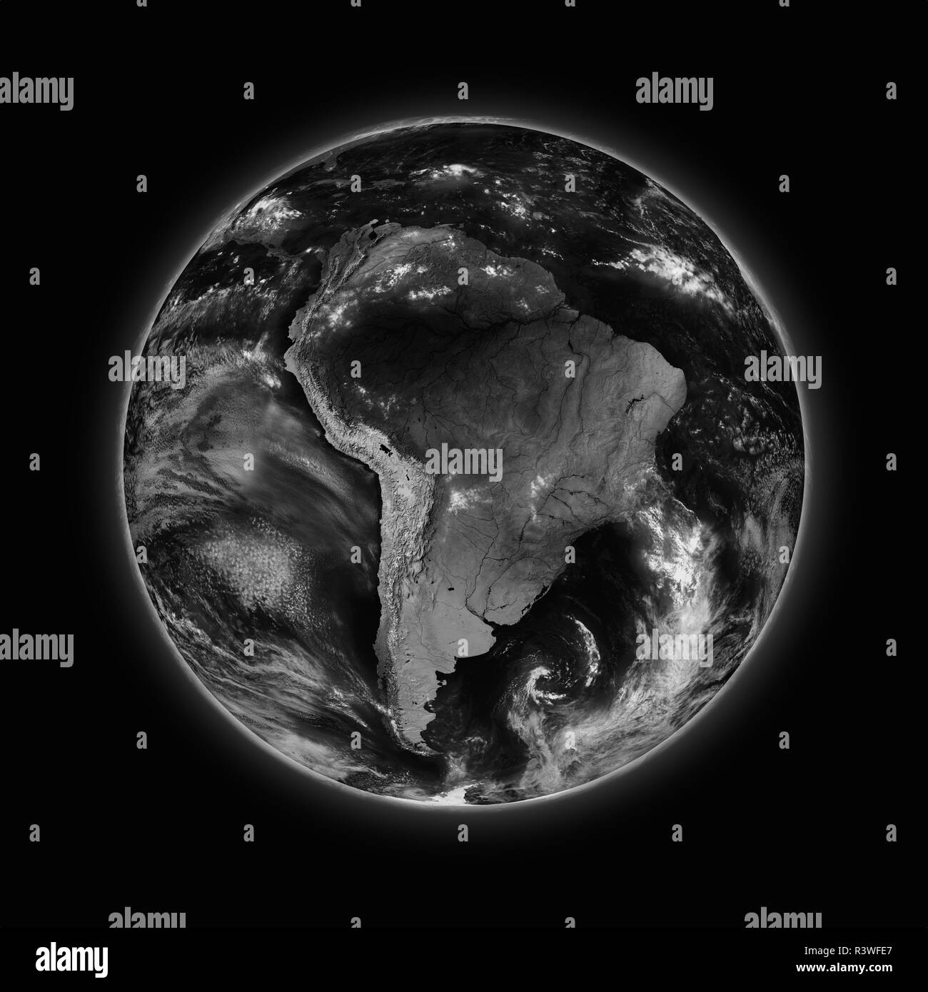 Globe, planet, earth, world Black and White Stock Photos & Images - Alamy