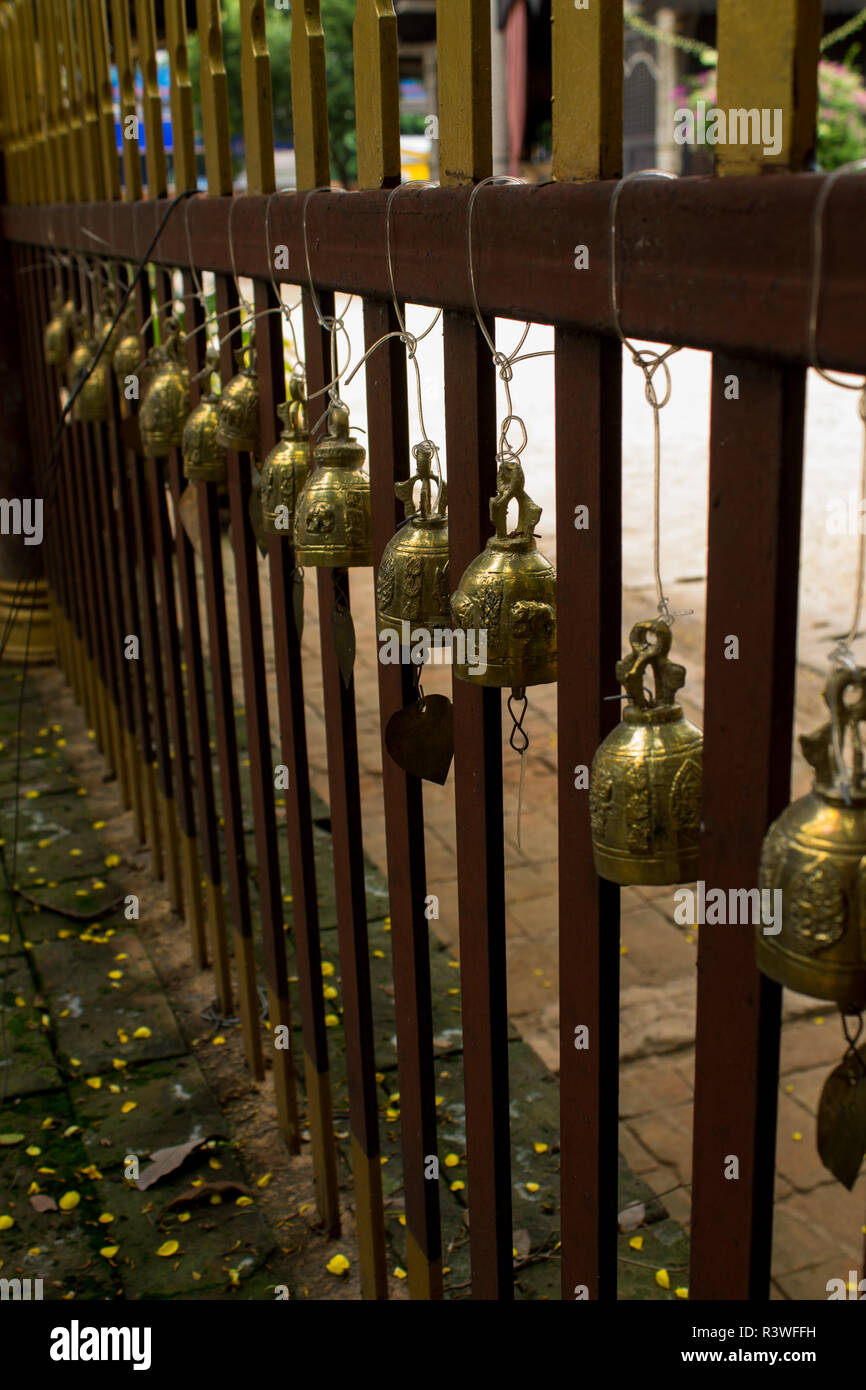 Buddhist holy bell close hi-res stock photography and images - Alamy