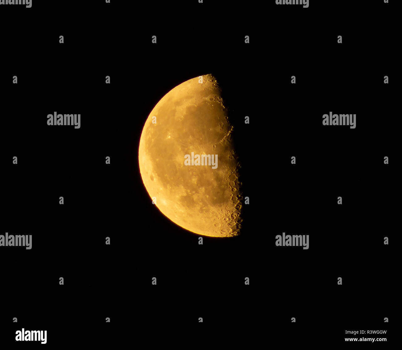 Half Moon background, the Moon is an astronomical body that orbits ...