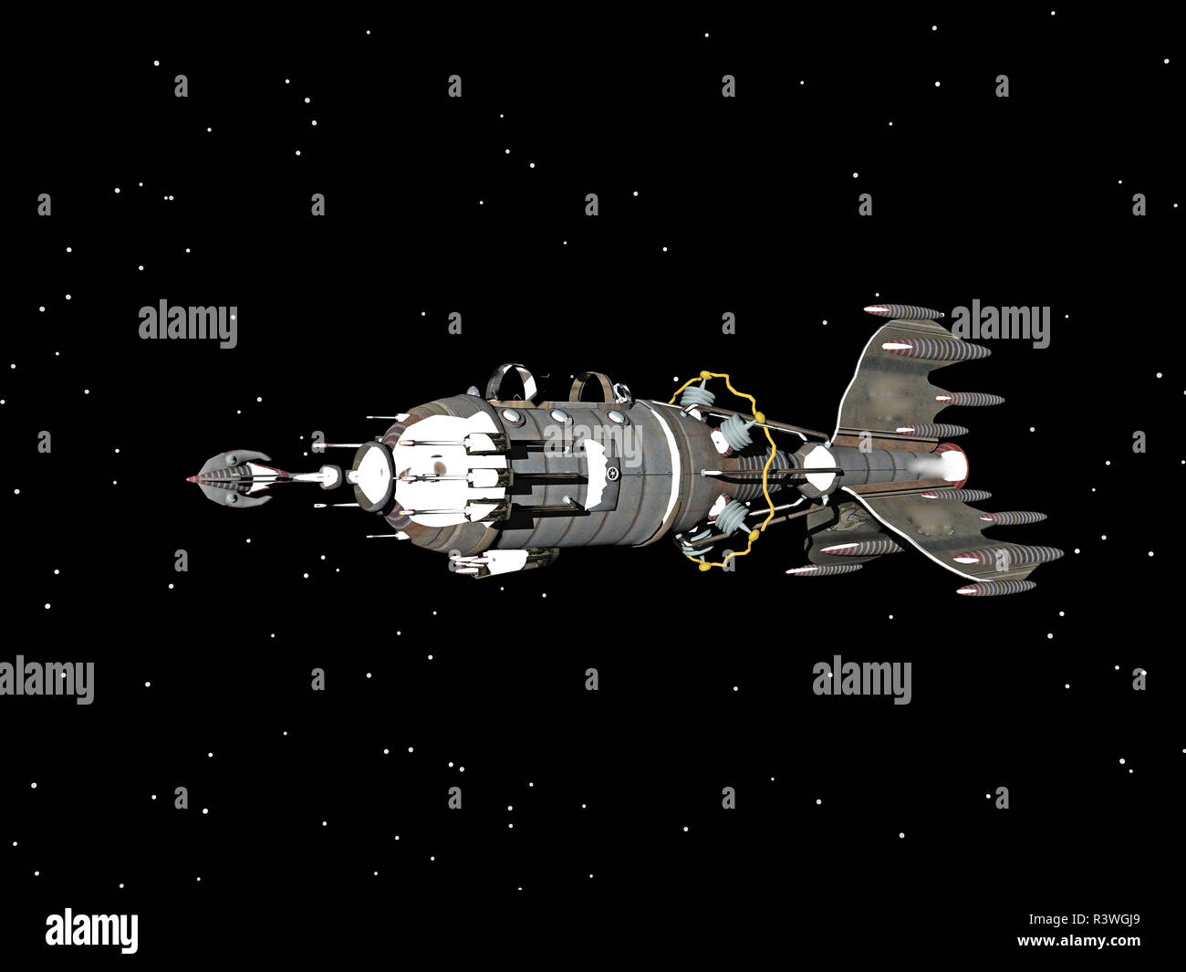 spacecraft in space Stock Photo - Alamy