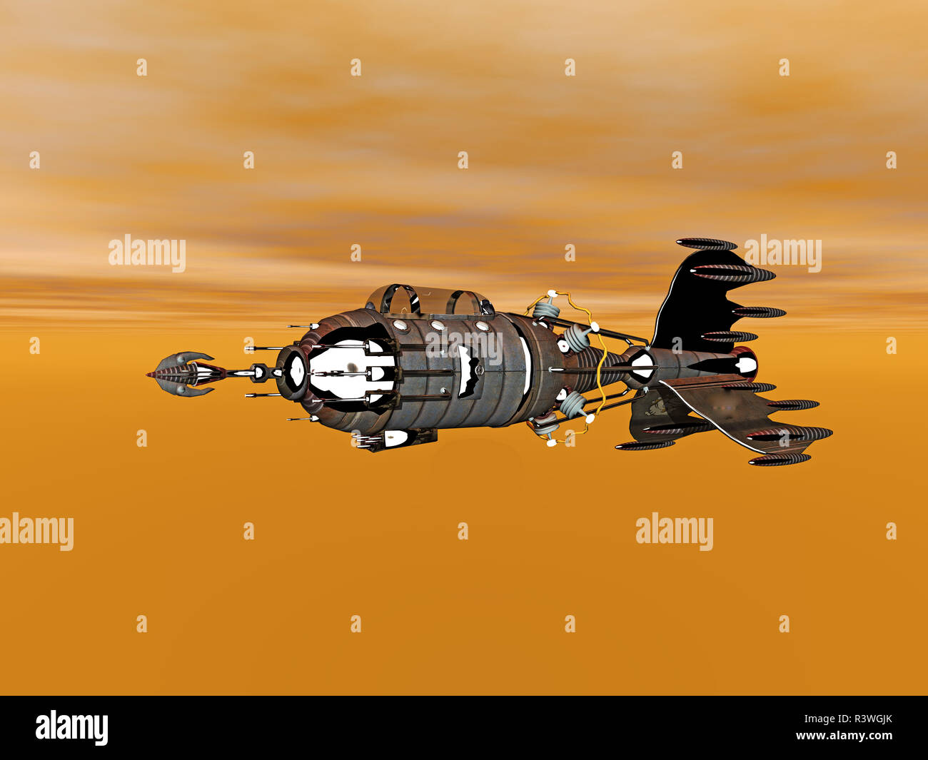 spacecraft in space Stock Photo - Alamy