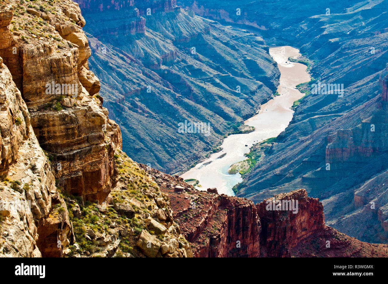 USA, Arizona, Navajo Indian Reservation, Confluence, Colorado and ...