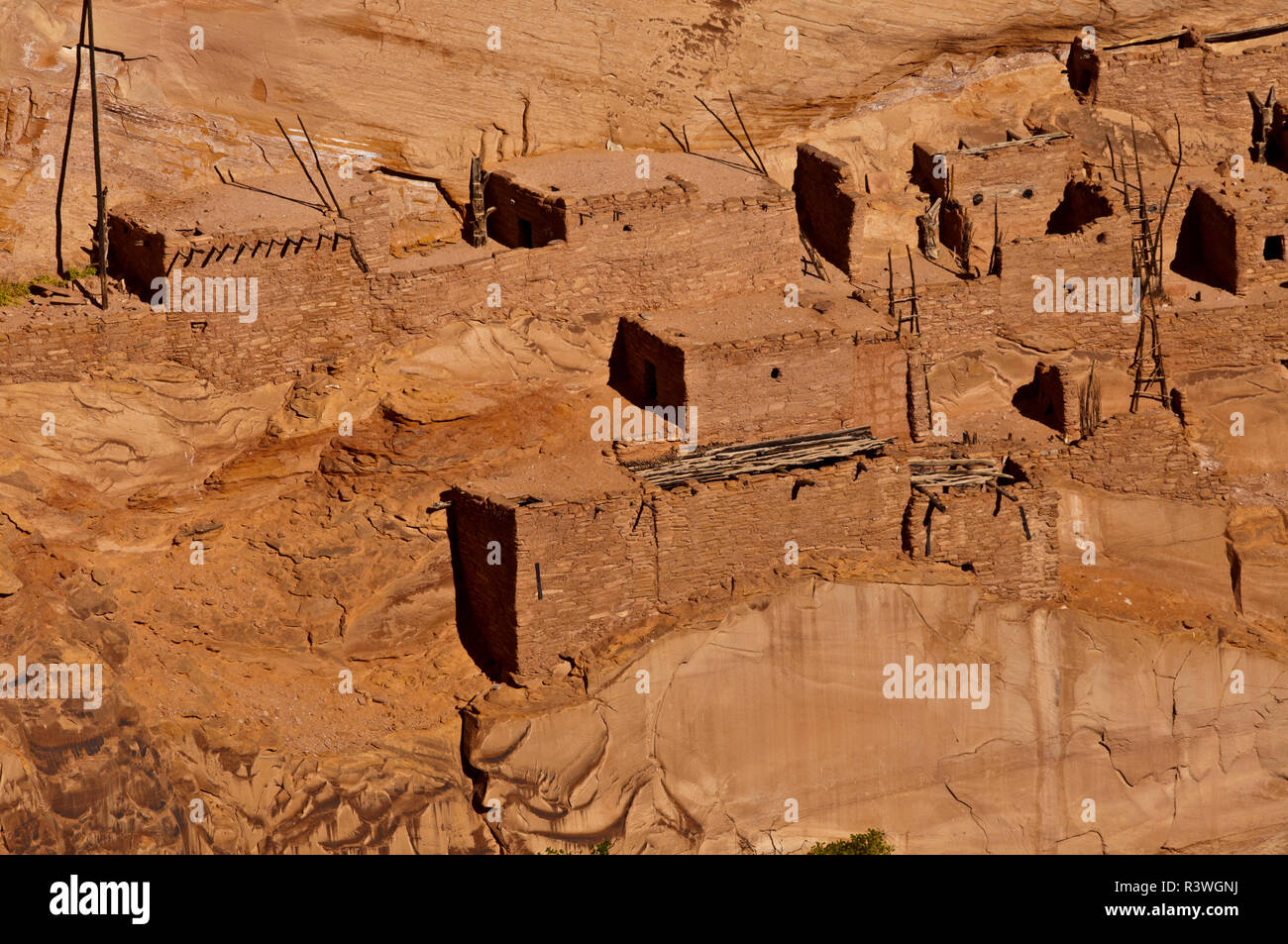 USA, Arizona, Navajo National Monument Betatakin Dwelling Site Stock ...