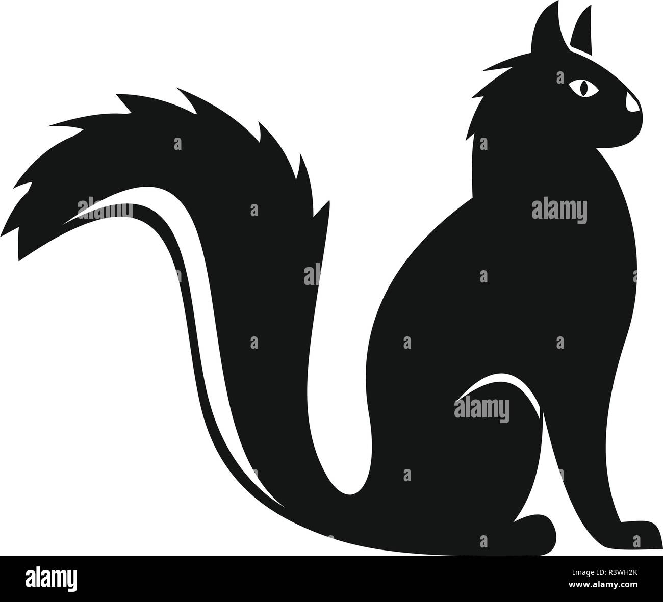 Cat icon. Simple illustration of cat vector icon for web design ...