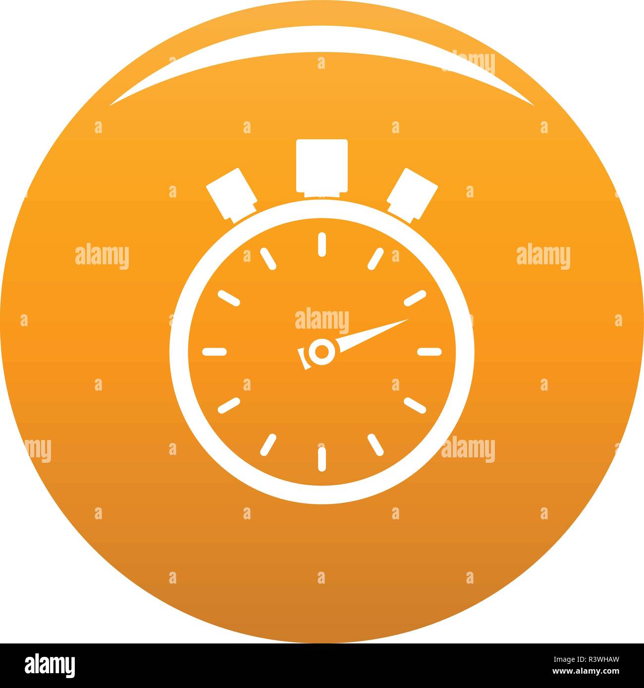 Stopwatch modern icon. Simple illustration of stopwatch modern vector ...