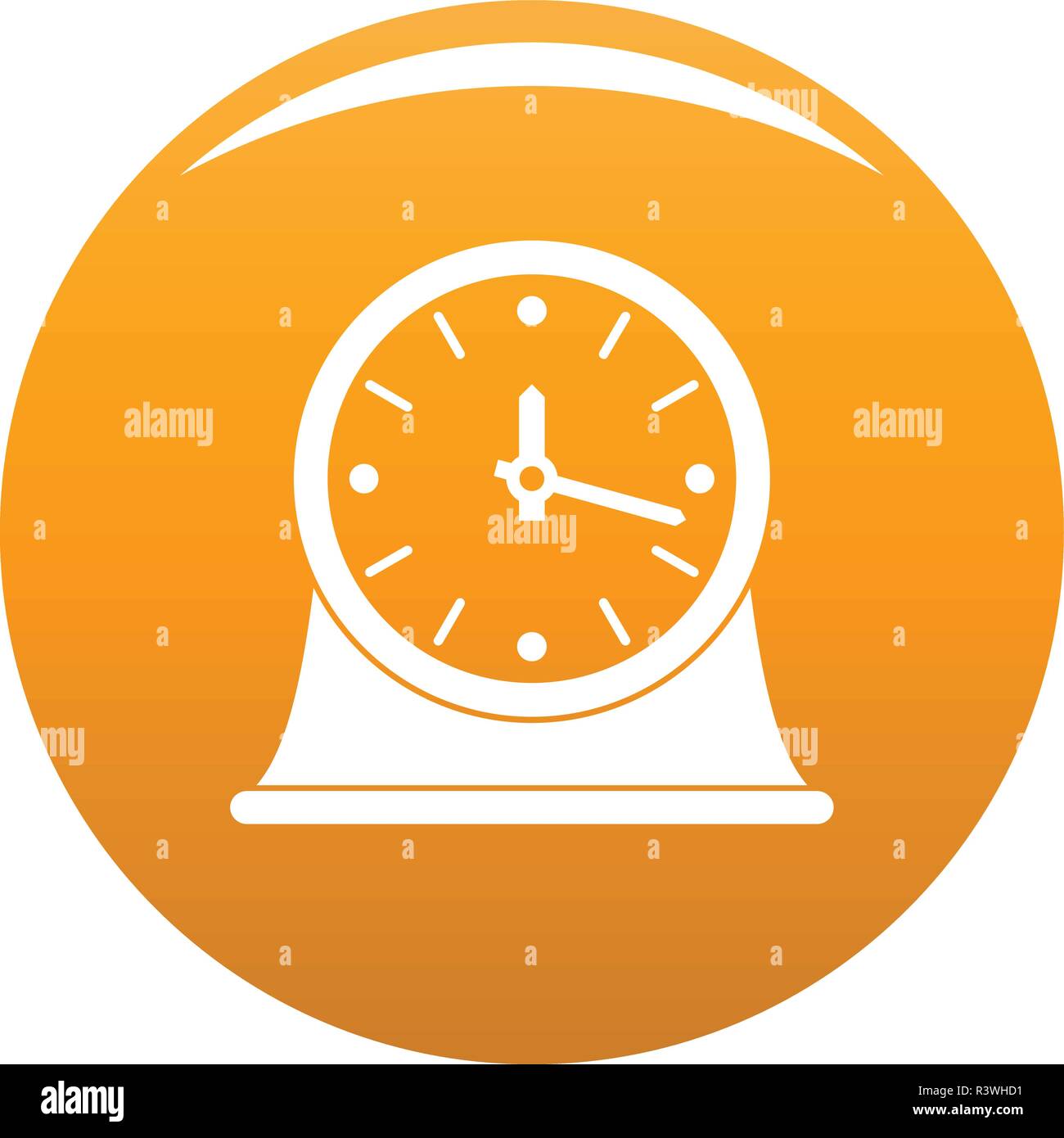 Clock vintage icon. Simple illustration of clock vintage vector icon ...
