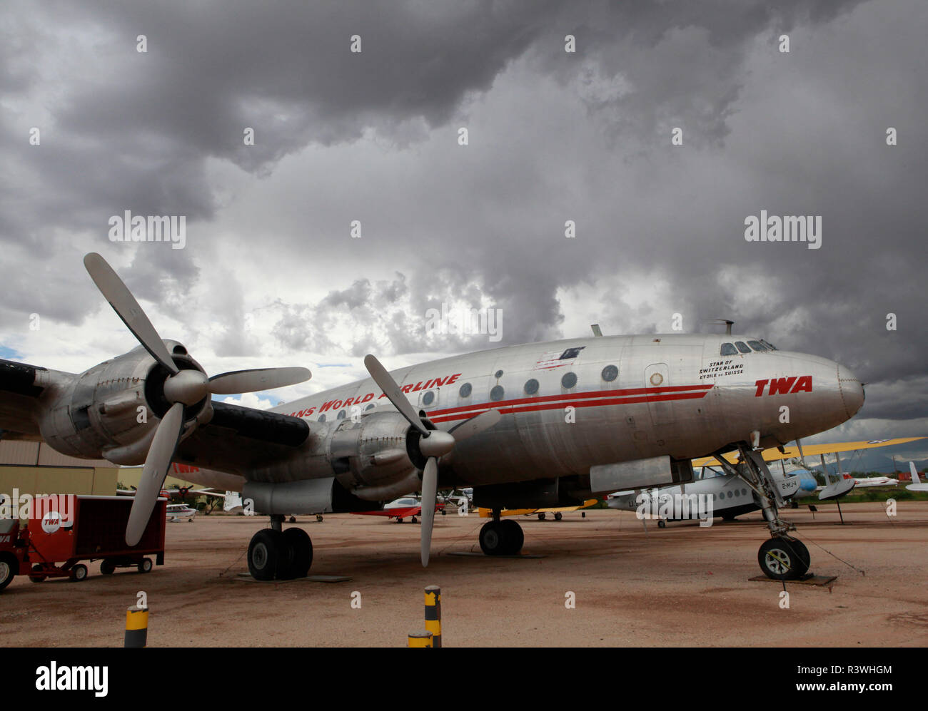 TWA Constellation at the Pima Air and Space Museum in Tucson, Arizona ...