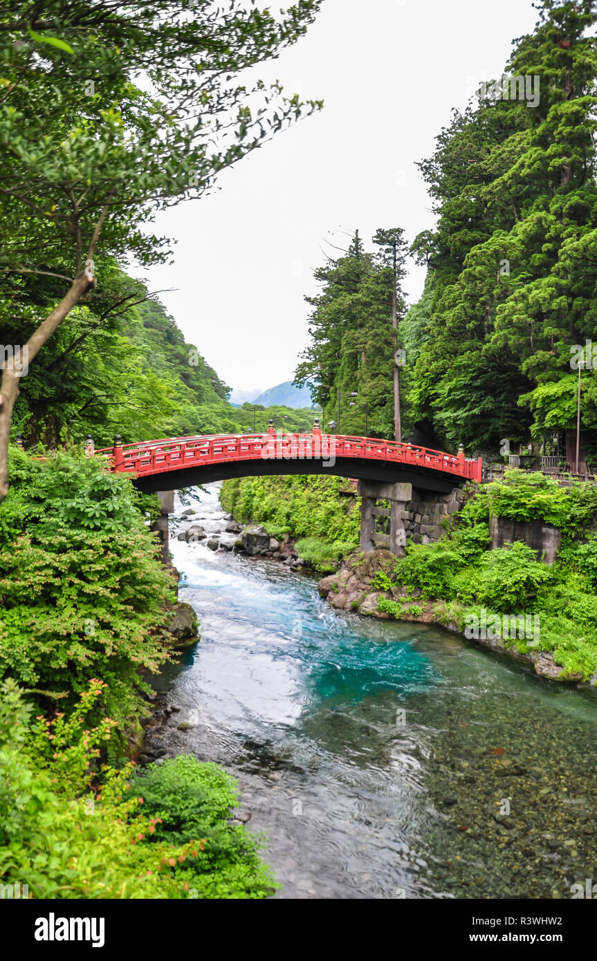 Red bridge shinkyo in japan hi-res stock photography and images - Alamy