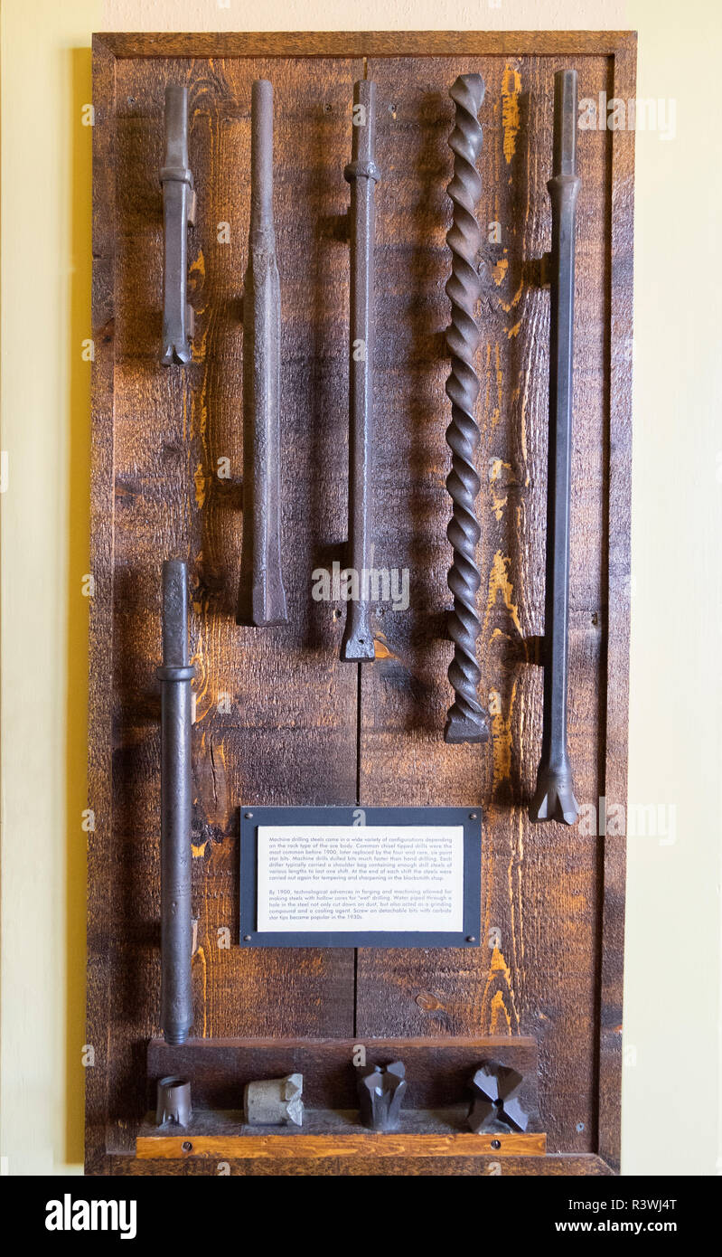 Arizona, Jerome, Jerome State Historic Park, devoted to the copper ...