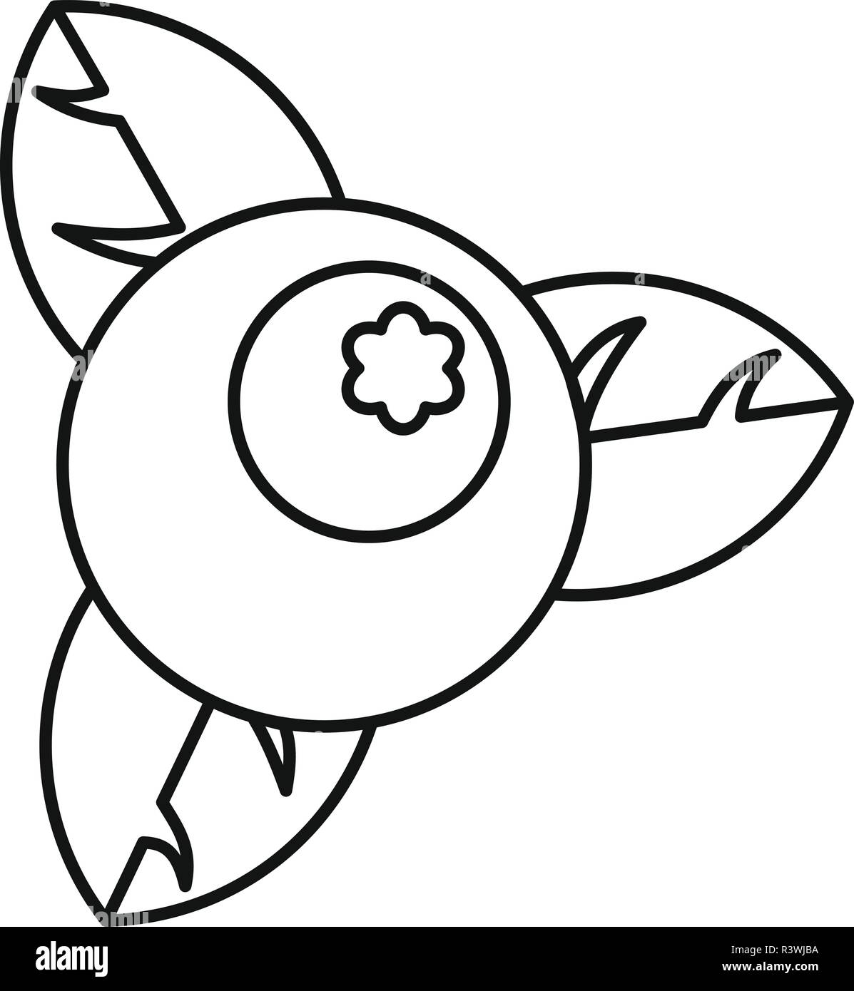 Berry icon. Outline illustration of berry vector icon for web design ...