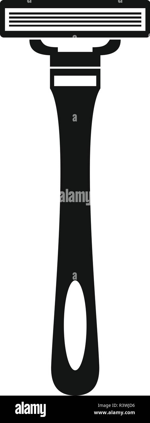Man razor icon. Simple illustration of man razor vector icon for web ...