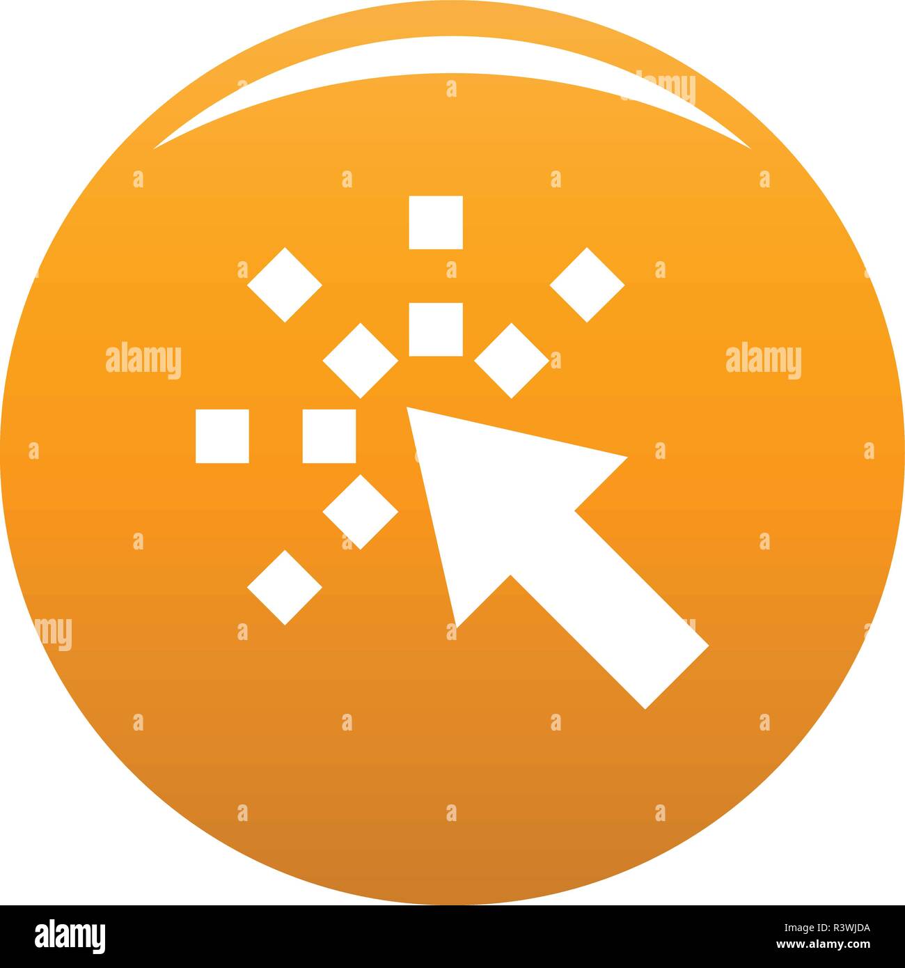 Cursor internet icon. Simple illustration of cursor internet vector ...