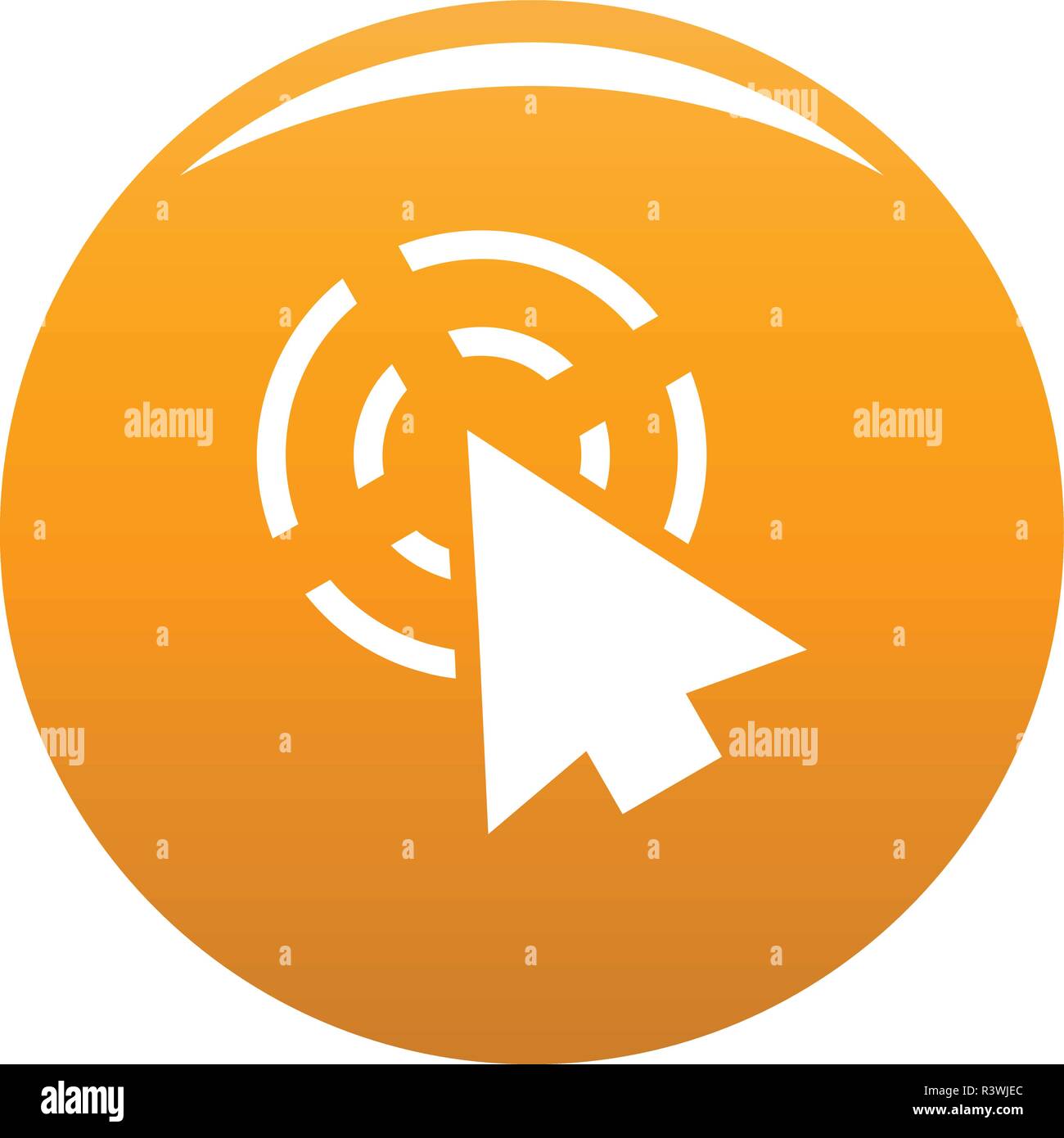 Cursor app icon. Simple illustration of cursor app vector icon for any ...