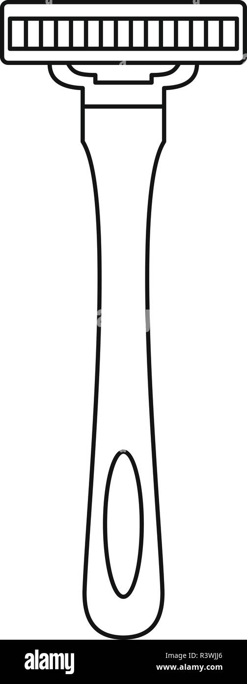 Man razor icon. Outline illustration of man razor vector icon for web ...