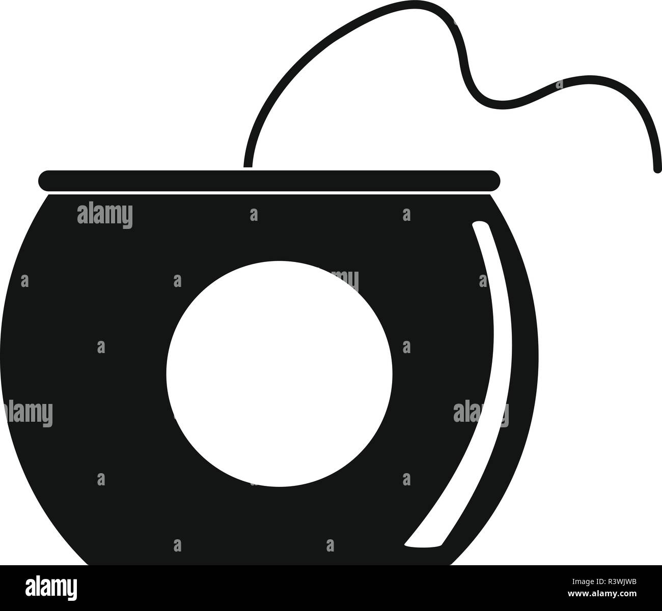 Floss box icon. Simple illustration of floss box vector icon for web ...