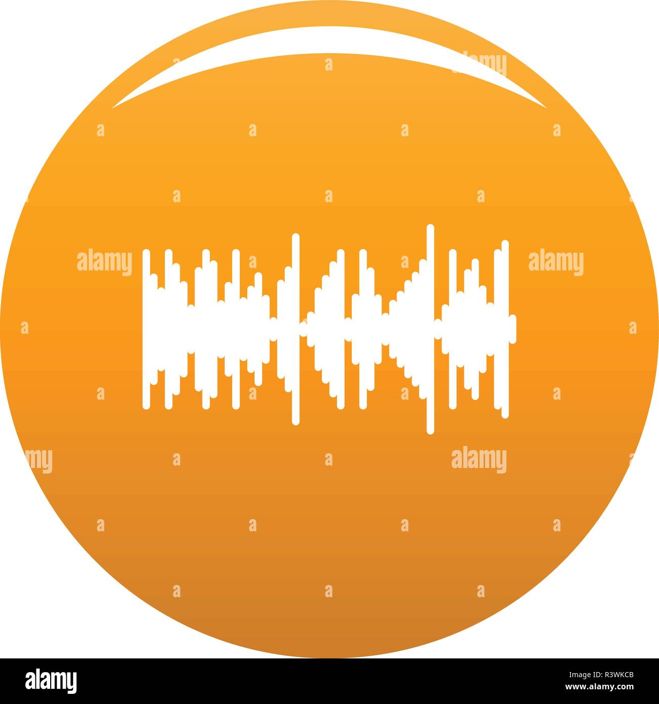 Equalizer vibration icon. Simple illustration of equalizer vibration ...