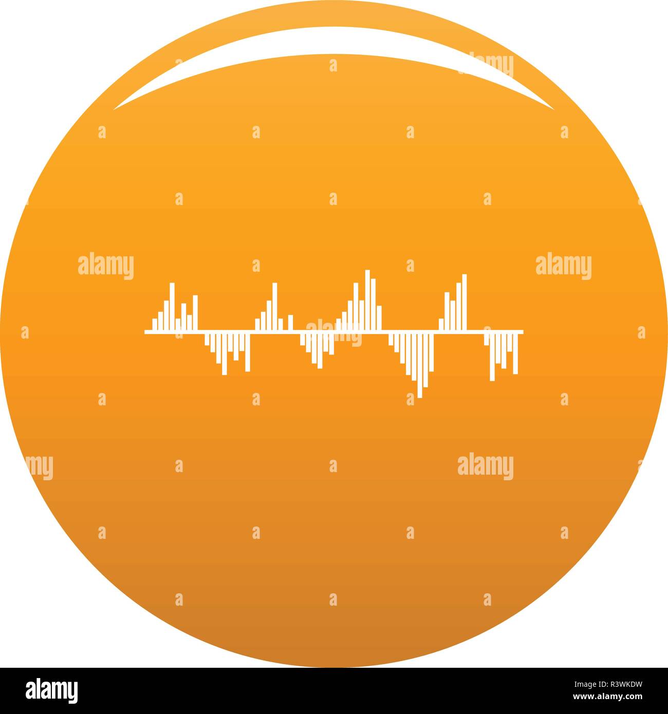 Equalizer signal icon. Simple illustration of equalizer signal vector ...