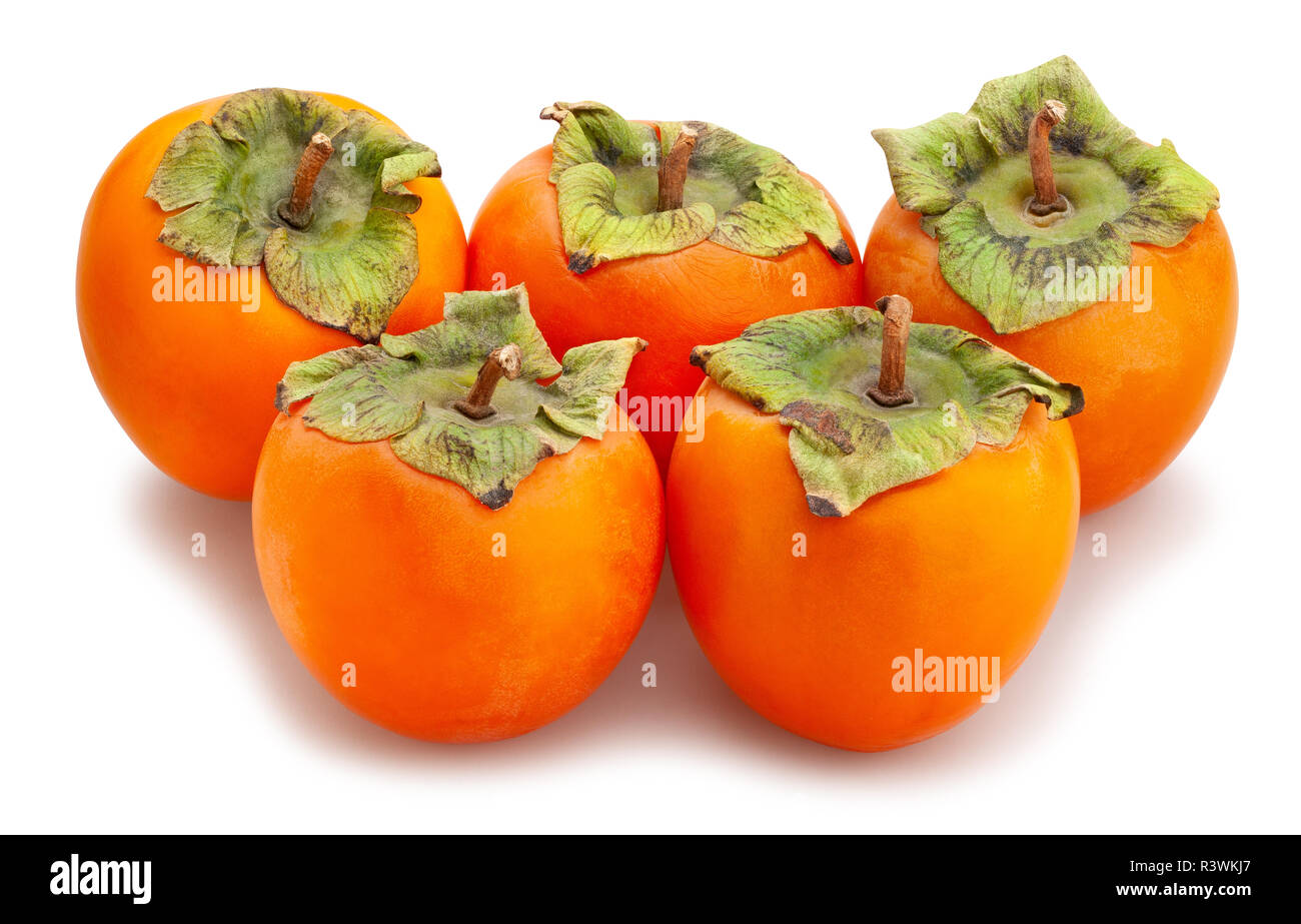 Bright red persimmon hi-res stock photography and images - Alamy