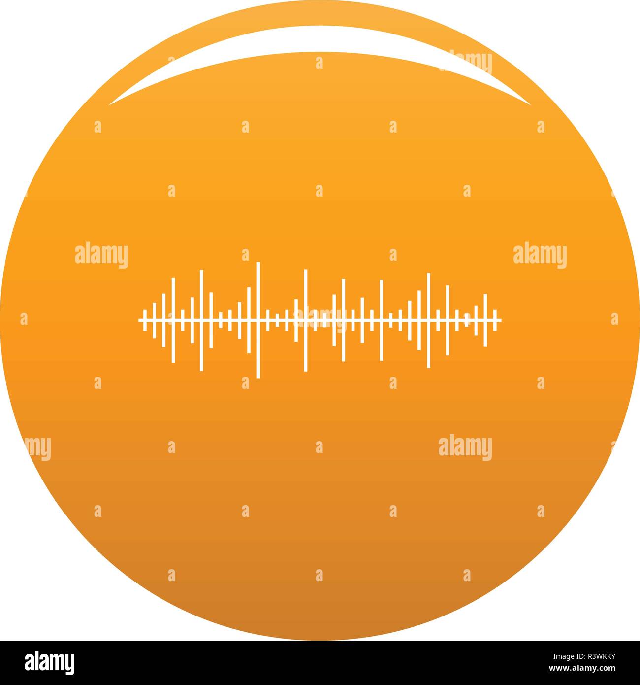 Equalizer effect icon. Simple illustration of equalizer effect vector ...