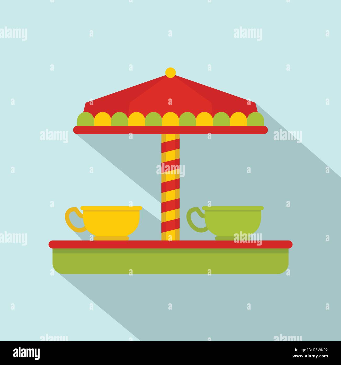 Cup ride carnival hi-res stock photography and images - Alamy