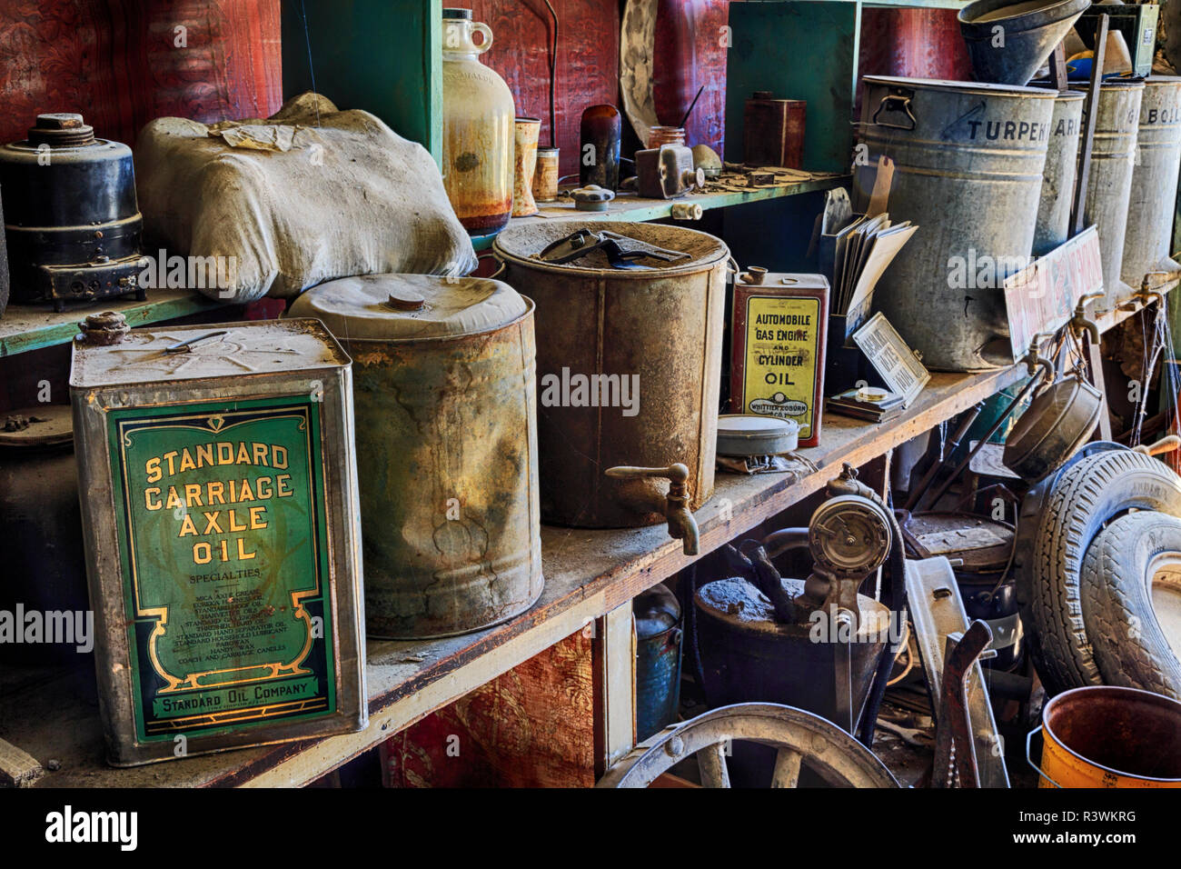 General Store interior, Bodie State Historic Park, California Stock ...